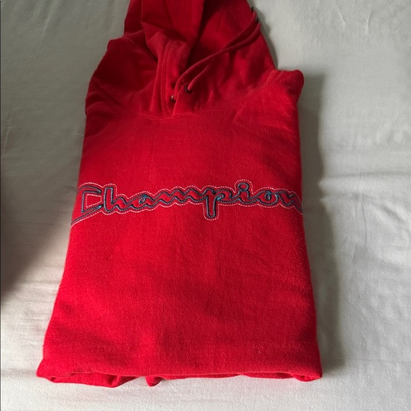 Champion | Shirts | Champion Bold Red Pullover | Poshmark